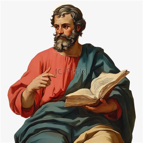 圣约翰福音传教士和使徒颜色素材图片免费下载 千库网
