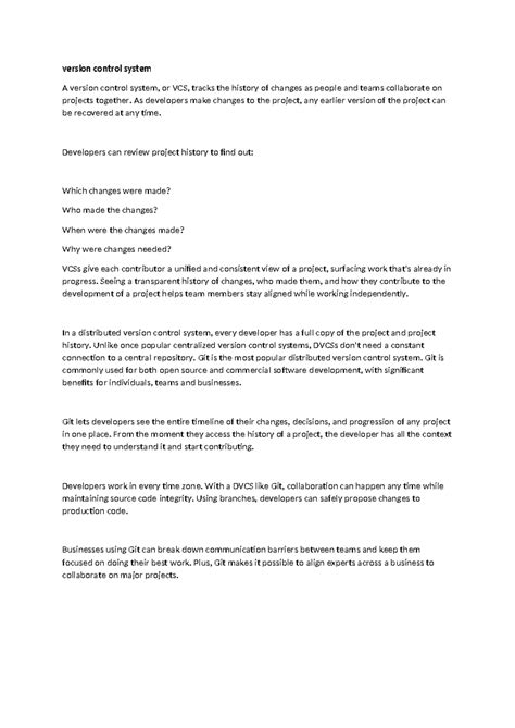 Devops Version Control System And Repositories And How Github Works