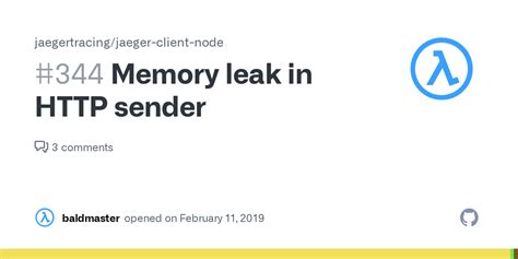 Memory Leak In Sender · Issue 344 · Jaegertracingjaeger Client