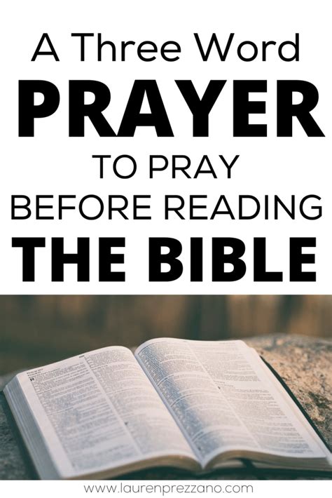 Prayer Before Reading The Bible Artofit
