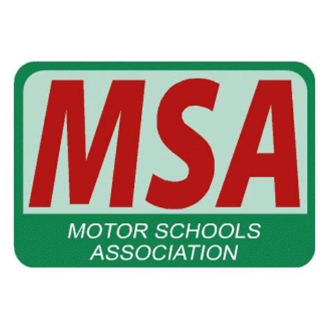Magnetic Msa Logo Driving School Supplies Ltd