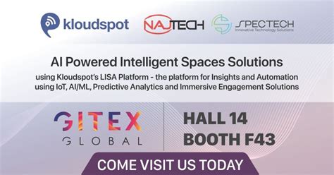 Kloudspot On Linkedin Gitexglobal Gitex Smartcities Ai