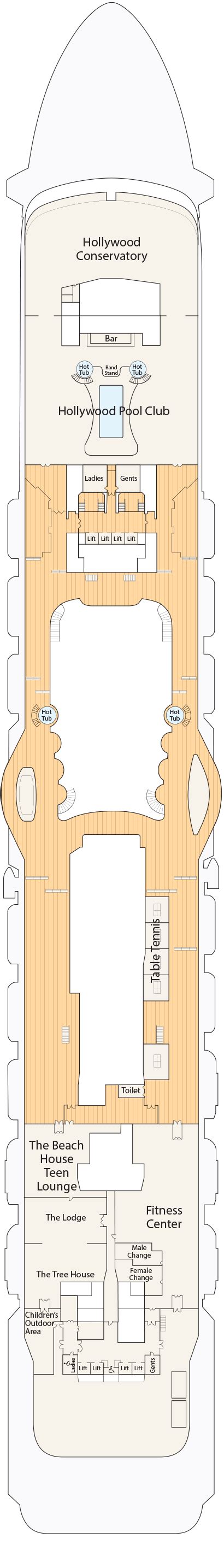 Deck Plans Majestic Princess Planet Cruise
