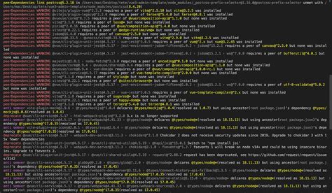 安装依赖报警告 · issue 20 · jzfai vue3 admin template · github