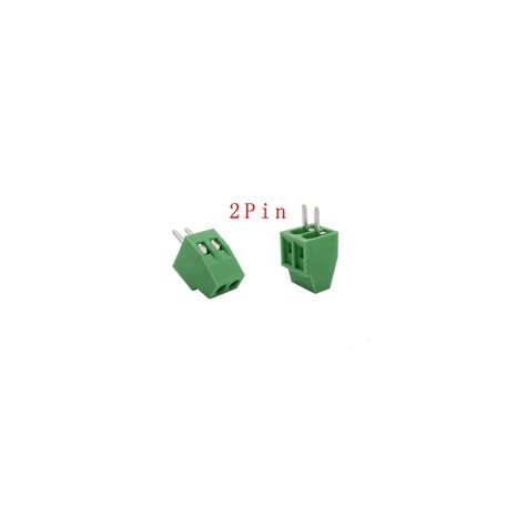 2way 2 54mm Pcb Mount Screw Terminals Low Profile Pack Of 5