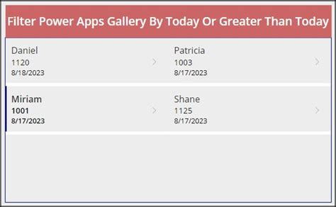 Power Apps Filter Gallery By Date With Examples SharePoint Microsoft Power Platform