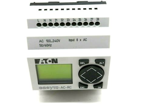 New Eaton Easy512 Ac Rc Programmable Relay Easy512acrc Sb Industrial Supply Inc