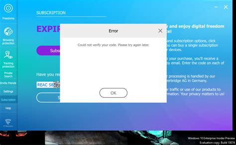 Could Not Verify Your Code F Secure Community