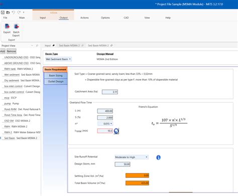 Designing Sediment Basin Mes Innovation Sdn Bhd