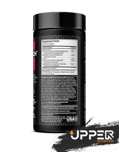 Muscletech Hydroxycut Hardcore Elite 100 Rapid Release Thermo Caps