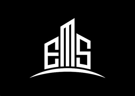 Premium Vector Letter Ems Building Vector Monogram Logo Design