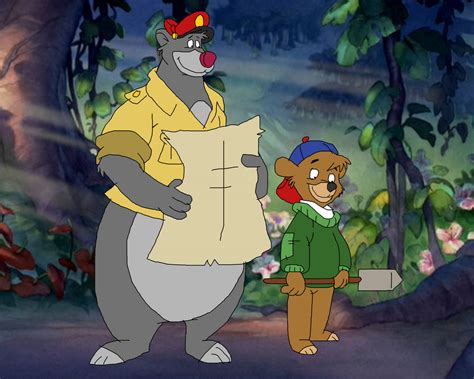 Baloo And Kit Cloudkickers Treasure Hunting By Tomarmstrong20 On