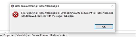 Error During Saving Build Definition On Rtc Using Jenkins Stack Overflow