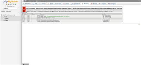 Uncaught TypeError In Routines Issue Phpmyadmin Phpmyadmin GitHub