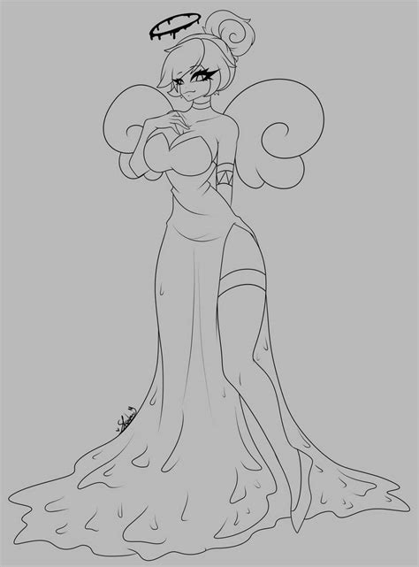 [collab] Lineart Batim Oc Part 1 ~ By Shizaharu On Deviantart