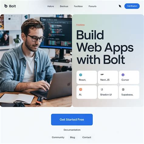 Build Web App With Bolt New React Nextjs Lovable V0 Cursor Ai Shadcn Ui