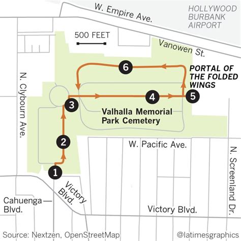 A Great La Walk Valhalla Memorial Park In North Hollywood Los