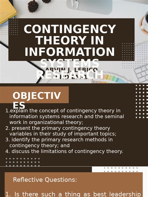 3 Contingency Theory In Information Systems Research Pdf