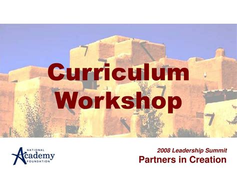 Ppt Curriculum Workshop Powerpoint Presentation Free Download Id