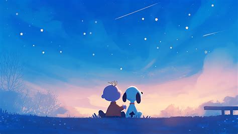 Snoopy E Charlie Brown Wallpaper 4k