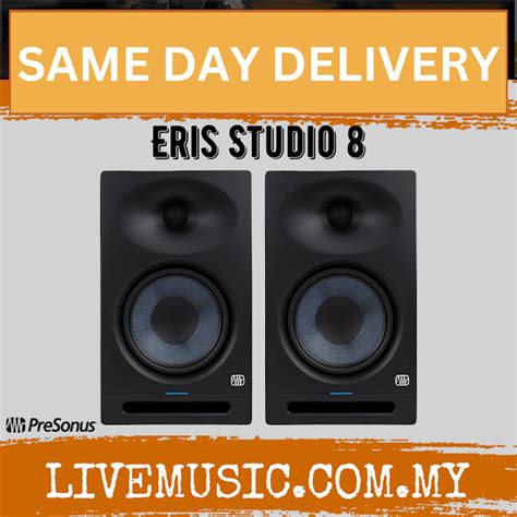Presonus Eris Studio 8 Studio Monitor Speaker Each Pair Eris