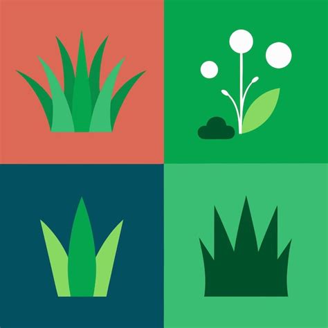 Grass Vector Illustration Premium Ai Generated Vector