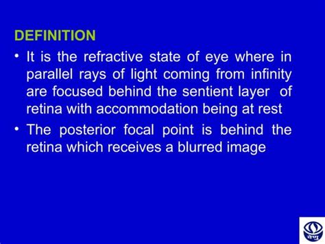 Hypermetropia Ppt Eye And Vision Conditions Diseases And Conditions