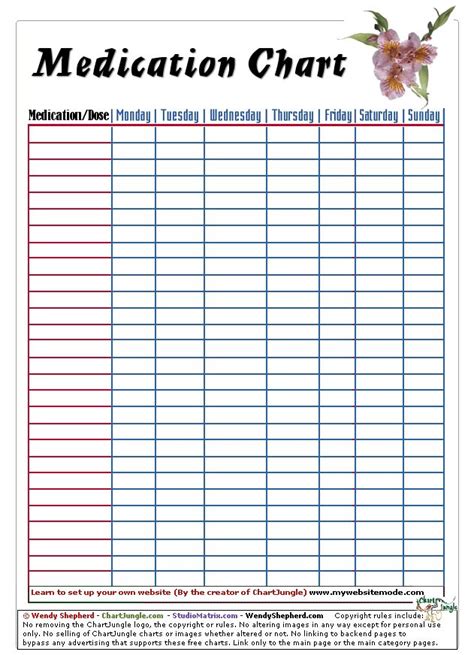 Pill Chart For Elderly At Chester Whitney Blog