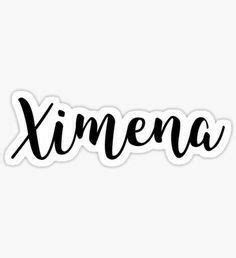 Ximena Nombre Letras Para Imprimir