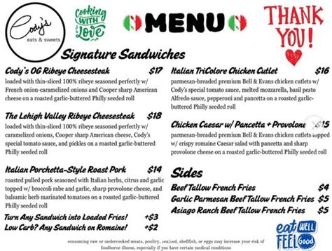 Codys Updated September 2025 52 S Main St Nazareth Pennsylvania