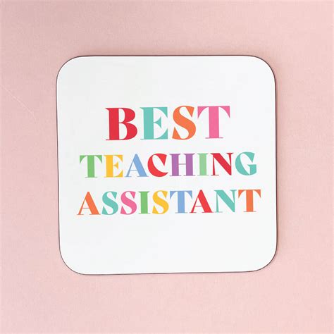 Best Teaching Assistant Bright Mug By Lovetree Design