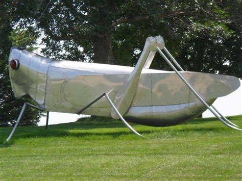 Giant Insect Grasshopper Rural Newton Iowa Iowa Installation Art