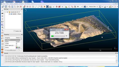 Cloudcompare通常間引き Youtube