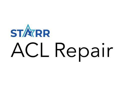 Starr Acl Enhancing Acl Repair Through The Regeneration Principle Mskdoctors