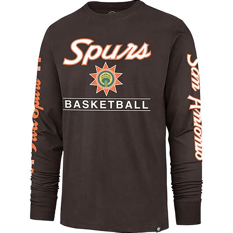 47 Mens San Antonio Spurs City Edition Triplet Franklin Long Sleeve T Shirt Academy
