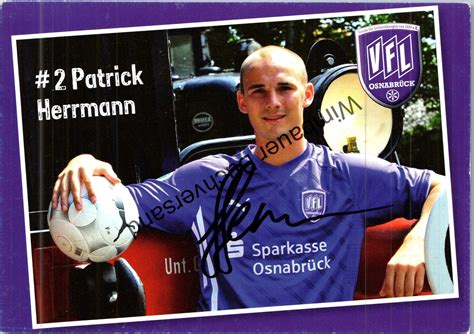 Original Autogramm Patrick Herrmann Vfl Osnabrück Autograph