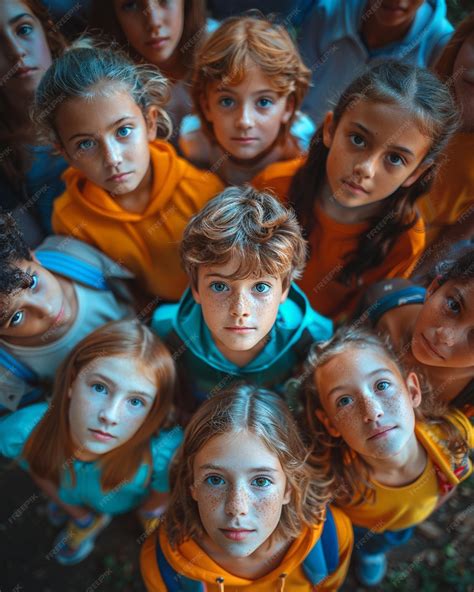 Premium Photo A Group Of Classmates Forming Circle Wallpaper