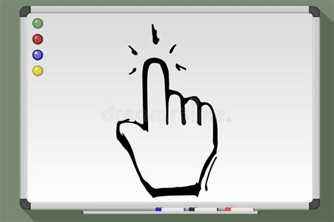 Hand Cursor Arrow Stock Illustration Illustration Of Interface