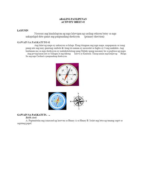 Ap Activity Sheet 2 Pdf