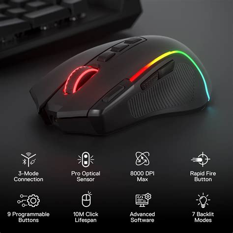 Redragon Predator M612 Pro Rgb Gaming Mouse Redragonshop