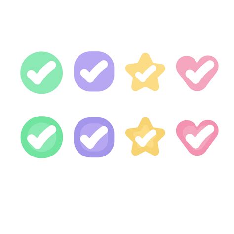 Cute Check Mark Clipart