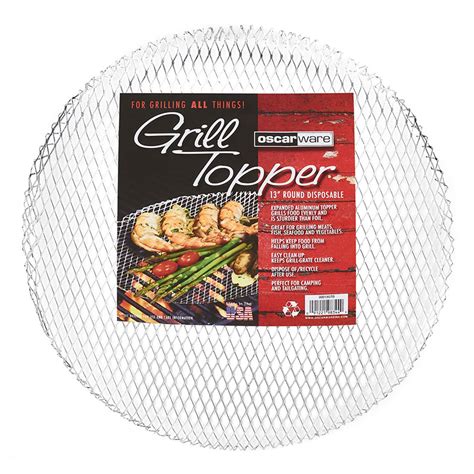13” Round Disposable Grill Topper Oscarware Inc