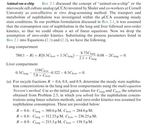 Solved Show How To Set Up Newton By Rearranging Equation And