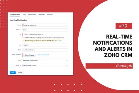 Zoho Crm Notifications Stay Updated With Real Time Alerts