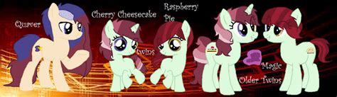 Mlp Quaver Cherry Cheesecake And Raspberry Pie By Huskyrbtorchick On Deviantart