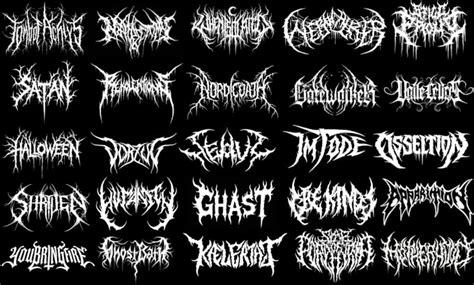 Draw Black Slam Or Death Metal And Brutal Death Metal Logo For Your
