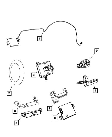 2008 2010 Mopar Wireless Ignition Node Receiver 68210156ab Mopar Oem Parts Outlet