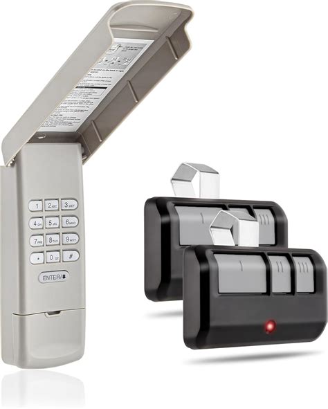 Garage Door Keypad With 2 Garage Door Opener Remote For Liftmaster