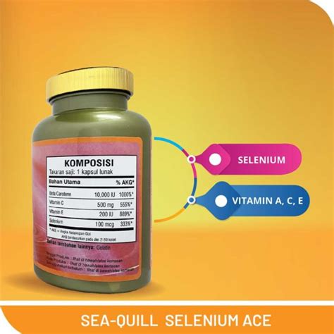 Sea Quill Seleniumace 30 Kapsul Farmaku