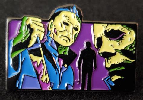 Halloween Michael Myers Inspired Enamel Pin Etsy